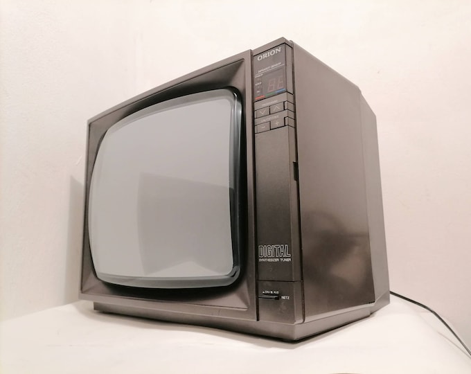 Vintage Portable TV Orion/ Orion Color 3630RC Tv/ Plastic Tv/ Colour Tv ...