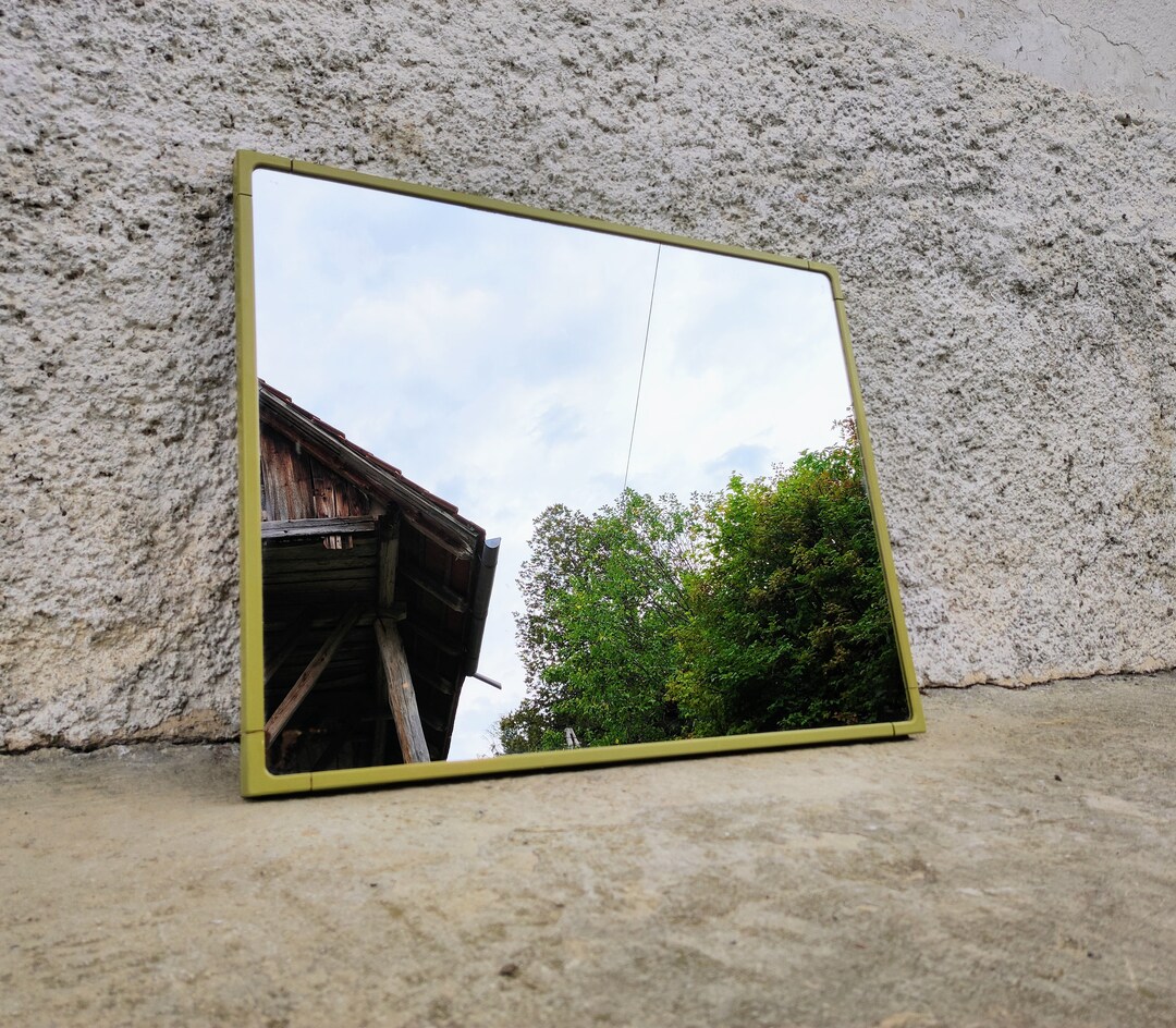 Vintage XL Wall Mirror / Design Makio Hasuiki for Gorenje/ Japanese ...