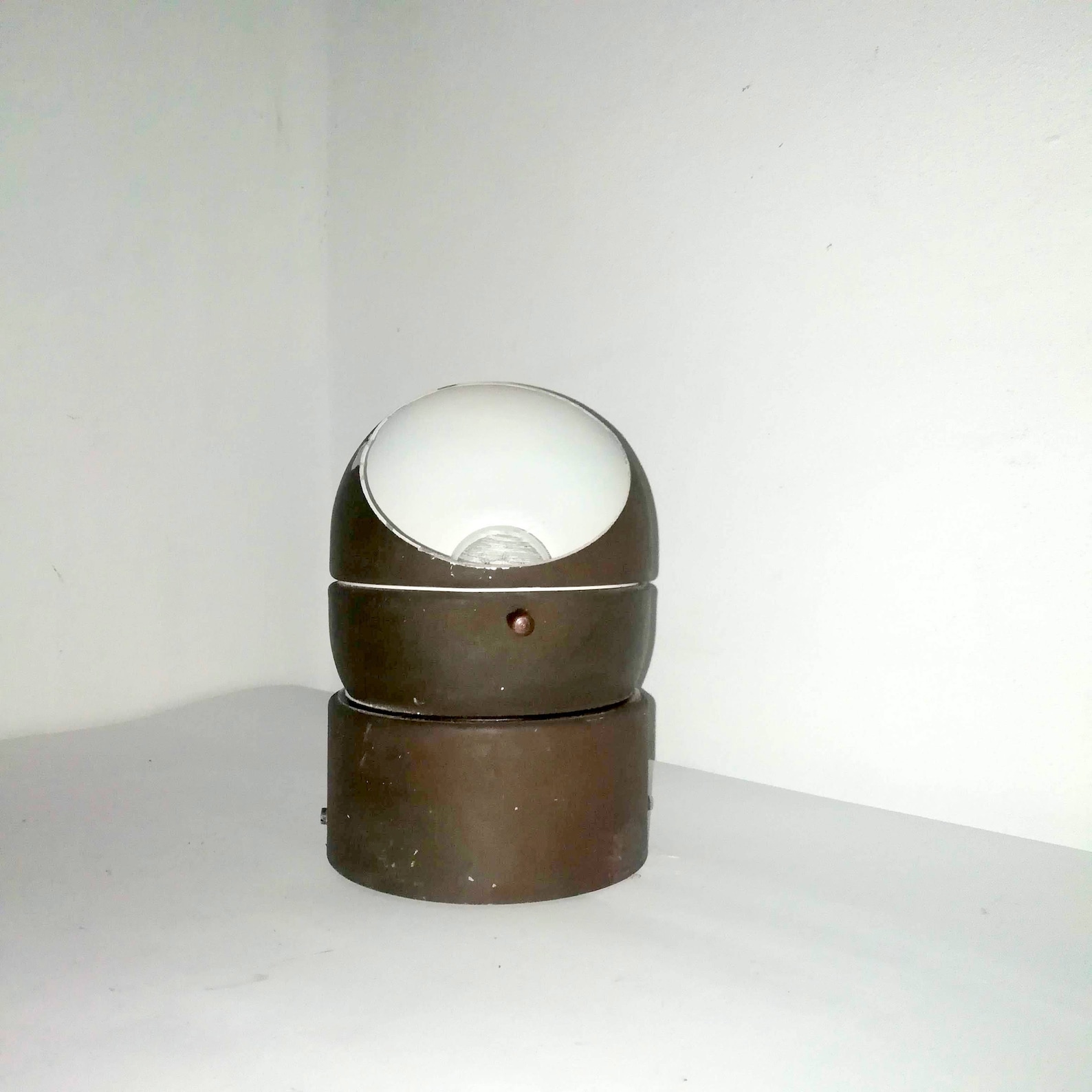 Vintage Eye Ball/ Eye Ball Wall Lamp/ Retro Dark Brown Lamp/ - Etsy