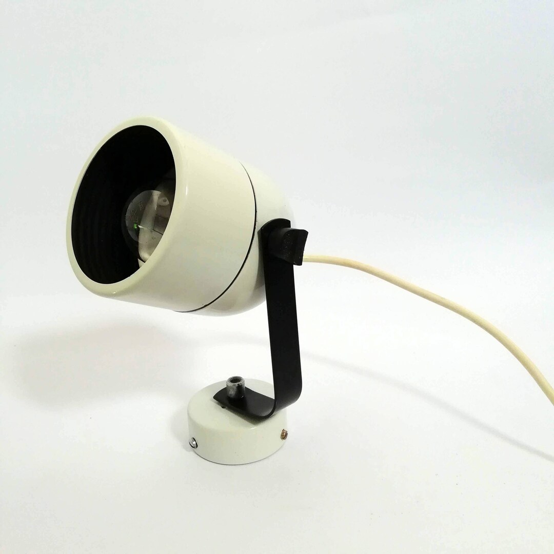 Vintage Wall Lamp / Retro Lamp/ Spot Light / Adjustable Lamp/ White ...
