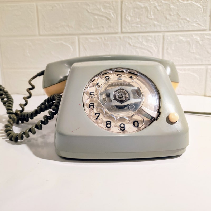 Green Rotary Phone - Etsy