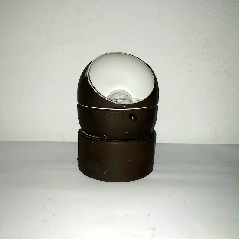 Vintage Eye Ball/ Eye Ball Wall Lamp/ Retro Dark Brown Lamp/ - Etsy
