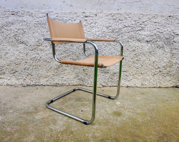 Vintage Chrome Mart Chair /mid Century Modern Mart Stam Cantilever ...
