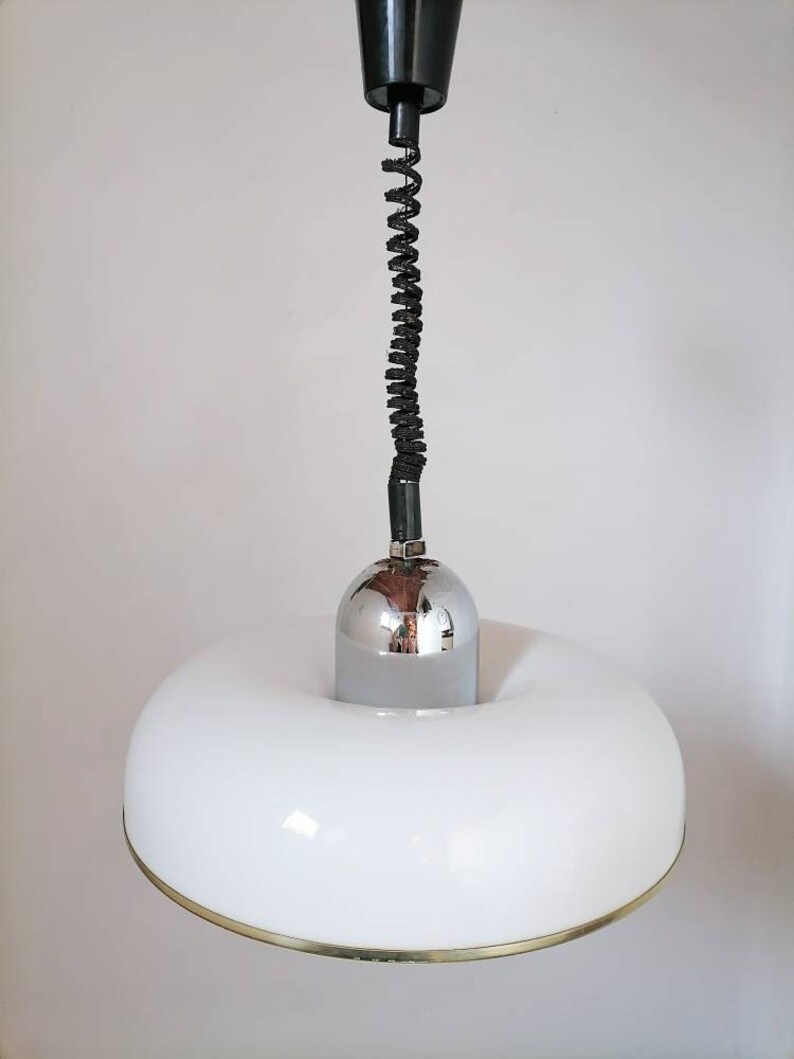 Vintage Plastic Ceiling Light/ Vintage Guzzini Light/ Ufo - Etsy