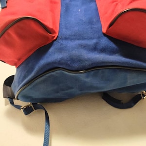 Vintage Backpack/ Old Backpack/ Vintage Rucksack/ Retro/ Canvas ...