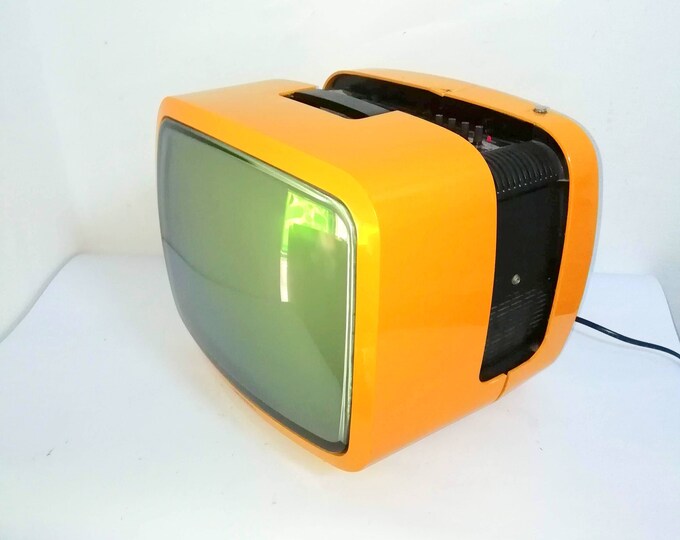 Vintage Portable TV Set From Germany/ Grundig Tv/ Retro Television Set ...
