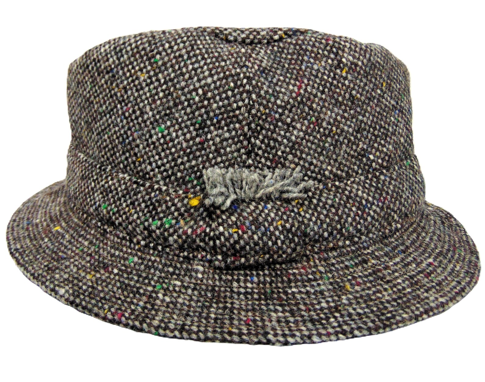 Vintage Hanna Hats Donegal Tweed Trilby Irish Wool Hat Men’s Medium ...