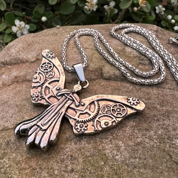 Clockwork Necklace - Etsy