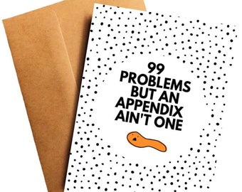 Funny Appendix Card - Etsy