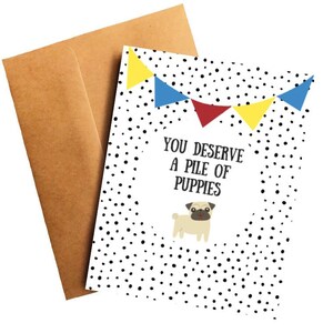 Puppy Card for Friend Encouragement Card Support Card - Etsy