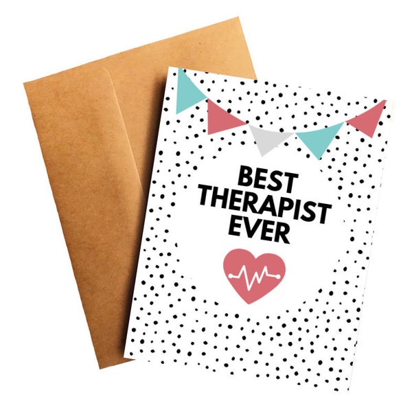 Therapist Birthday Card - Etsy