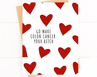 Colon Cancer Card | Etsy