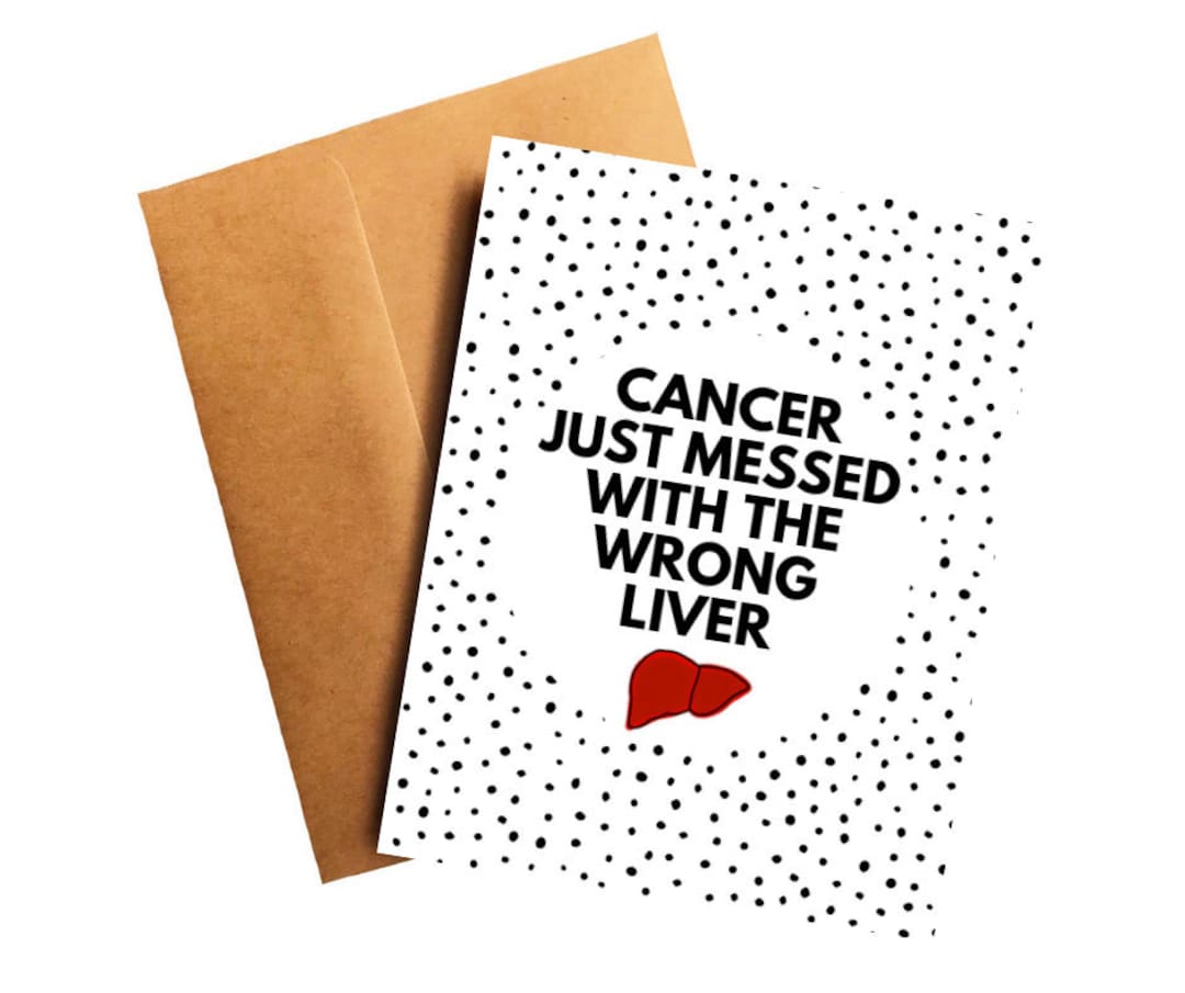 Liver Cancer Card Liver Surgery Card - Etsy