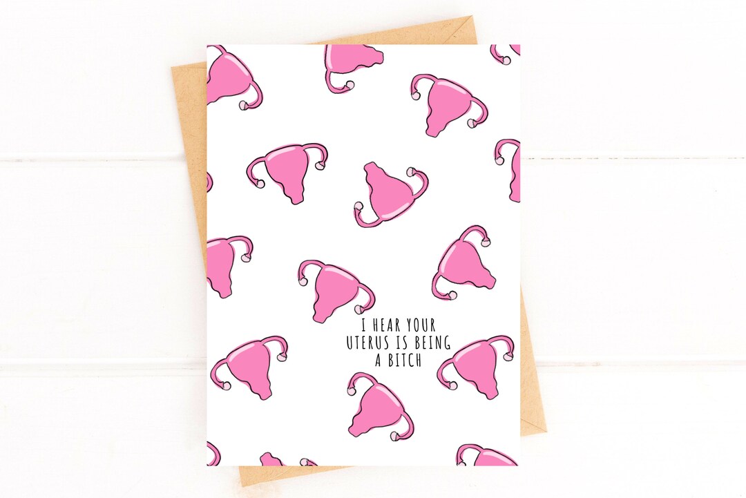 Funny Hysterectomy Card Uterus Cancer Care Package Card Funny ...