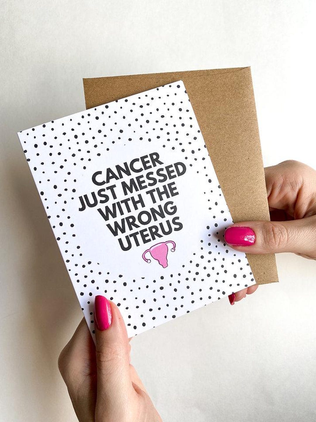 Uterine Cancer Card Endometrial Cancer Card Uterus Cancer Card - Etsy