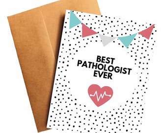 Pathology Card - Etsy