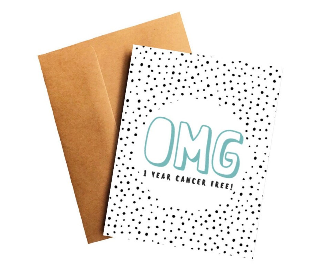 Buy 1 Year Cancer Survivor Card 1 Year Cancer Free Card Cancer Survivor ...