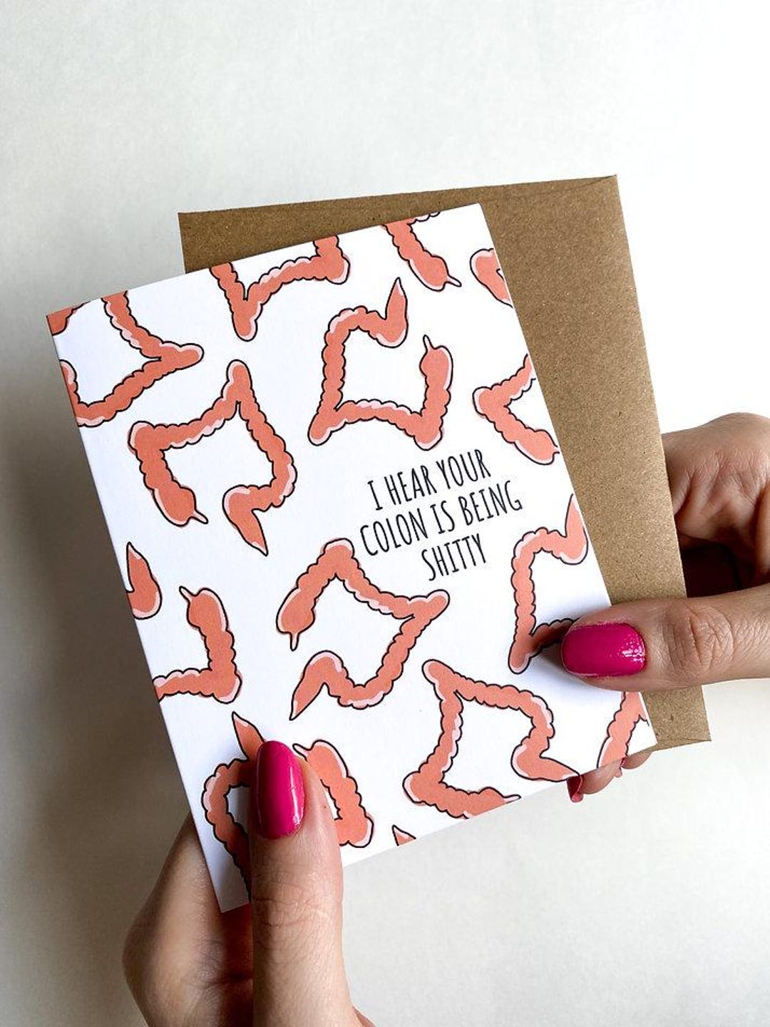 Funny Colon Cancer Card: "colon Being Shitty" - Etsy