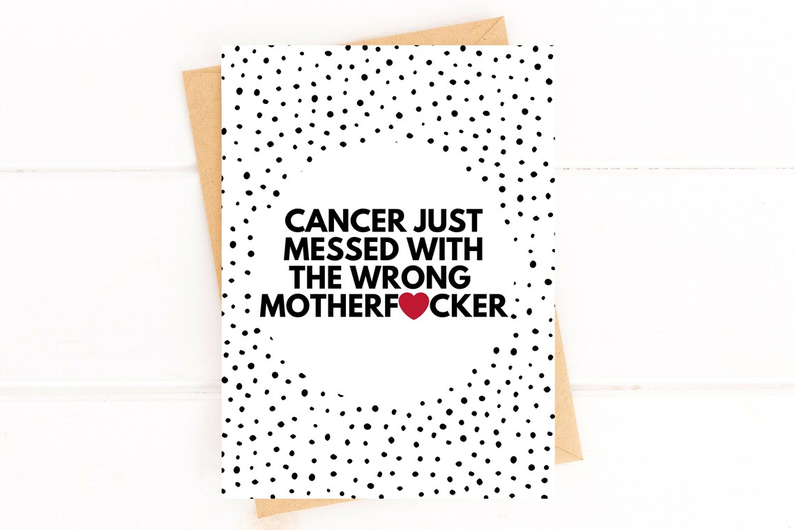 Cancer Card Cancer Care Package Cancer Gift for Him for Her - Etsy
