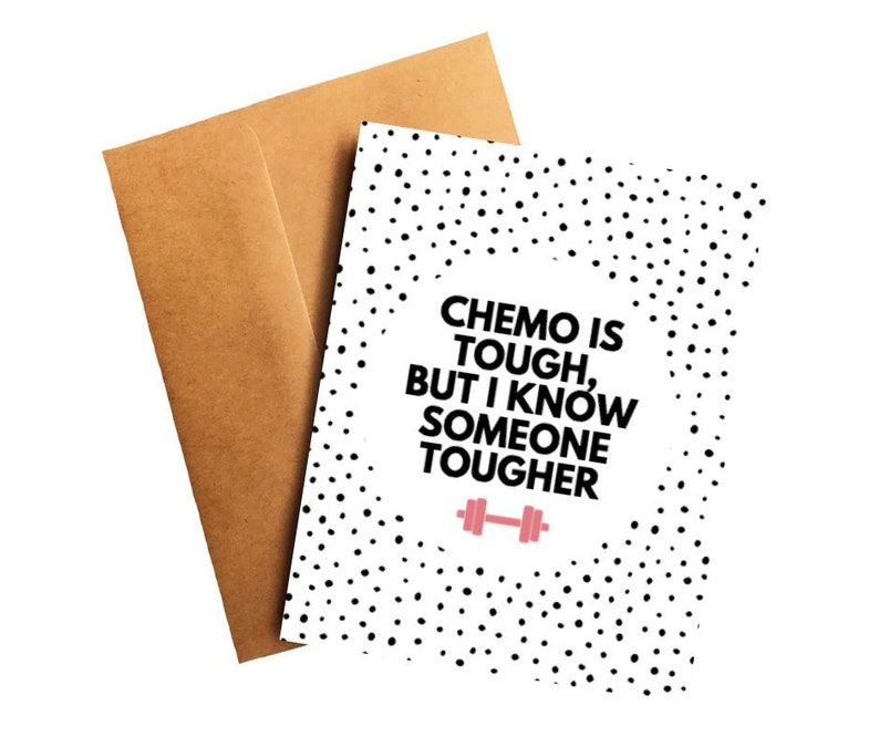 Chemo Card Chemotherapy Get Well Cancer Card For Her Breast | Etsy