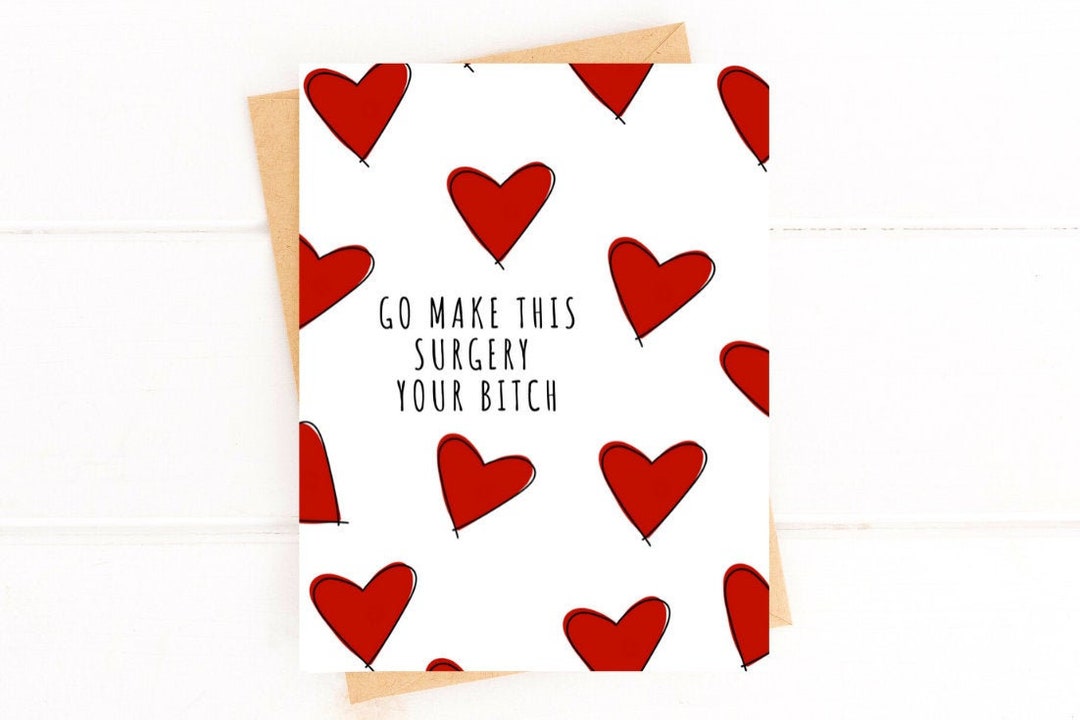 Funny Surgery Card Recovery Card for Surgery Get Well Card Funny Cancer ...