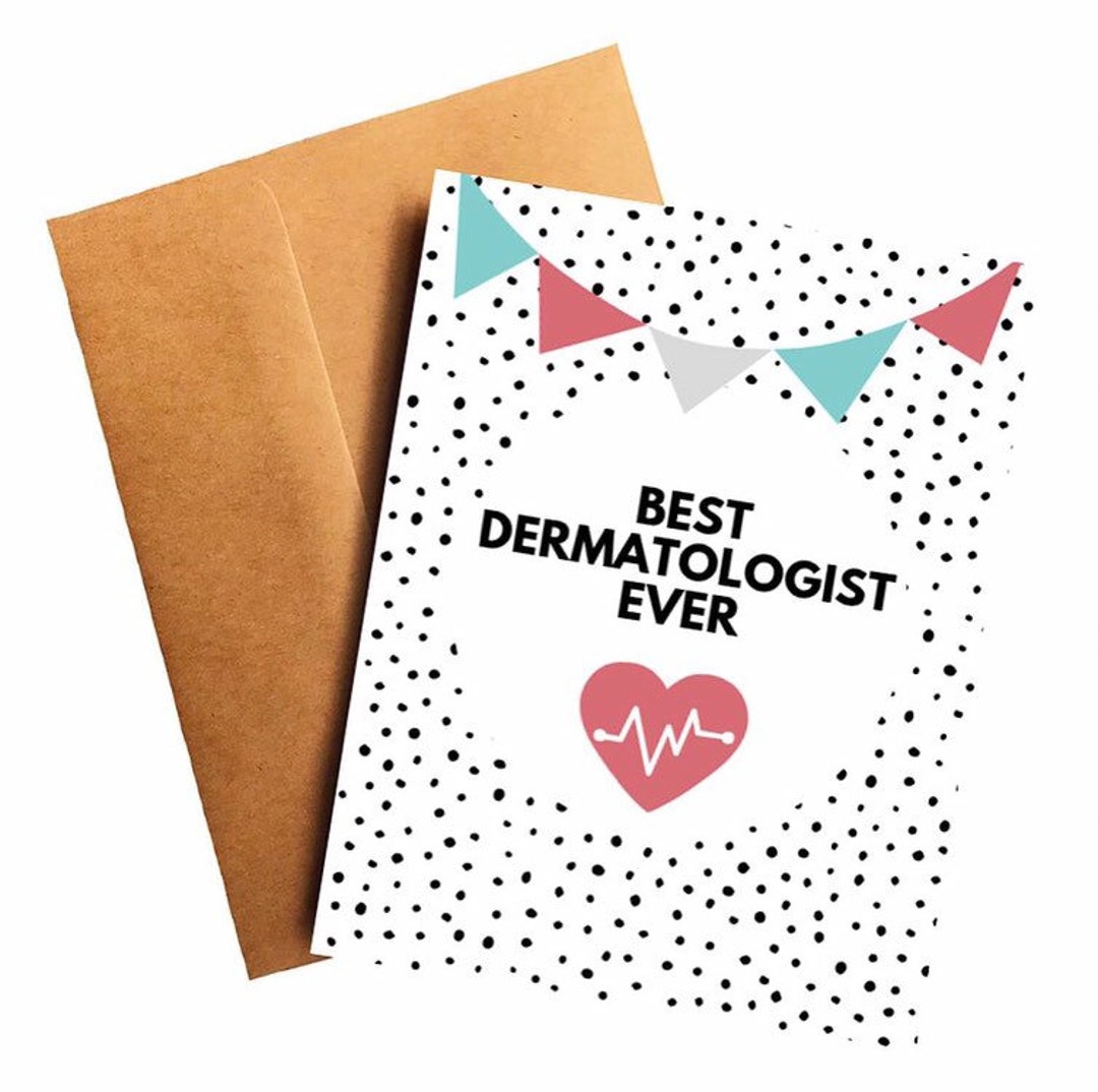 Dermatologist Card Thank You Card for Dermatologist - Etsy New Zealand