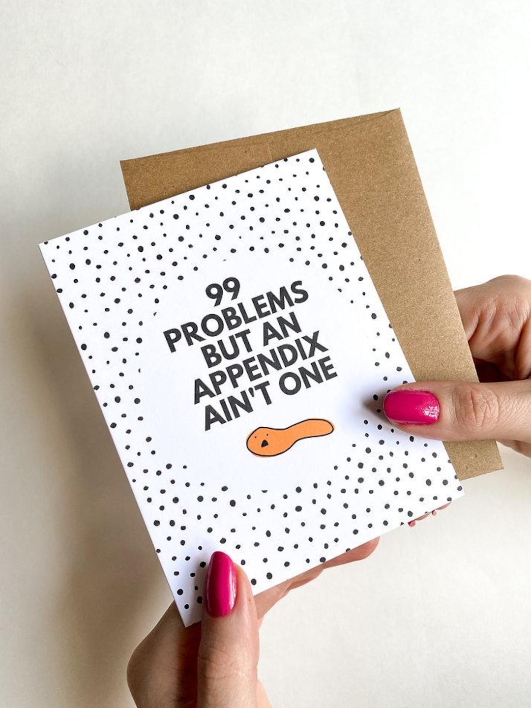 Funny Appendicitis Card Appendectomy Card Appendix Cancer Card 99 ...