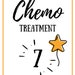 Printable Chemo Sign Set Last Day of Chemo Sign Custom Done Chemo Sign ...