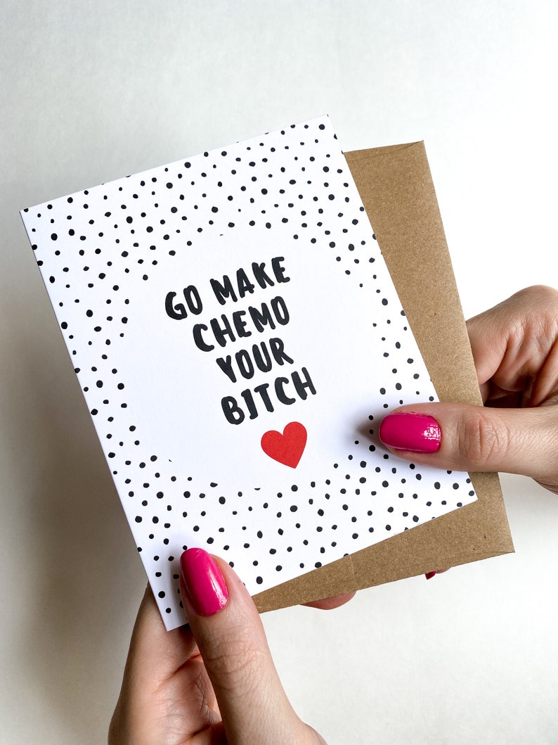 Chemo Get Well Funny Cancer Card Cancer Humor Chemo Care - Etsy