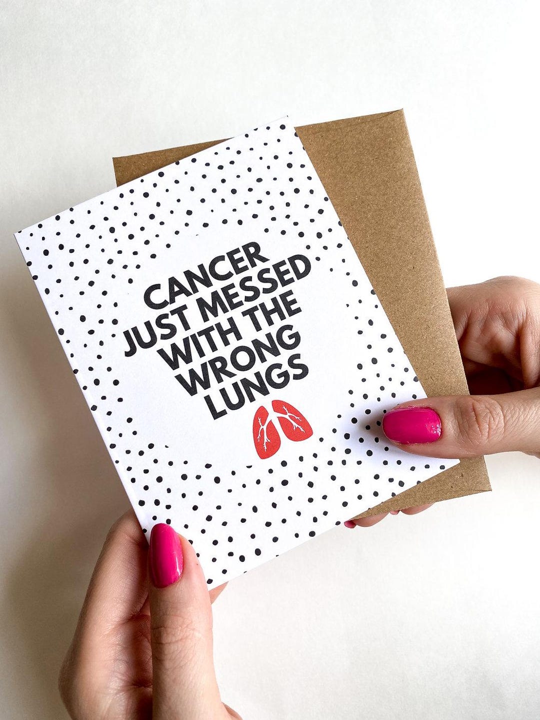 Funny Lung Cancer Get Well Card: "wrong Lungs" Survivor Card - Etsy