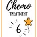 Printable Chemo Sign Set Last Day of Chemo Sign Custom Done Chemo Sign ...
