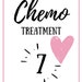 Printable Chemo Sign Set Last Day of Chemo Sign Custom Done Chemo Sign ...