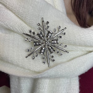 Chef Snowwonders® Snowflake Brooch, SWP8, Cooking , Chef Jewelry, Chef ...