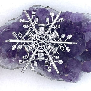 Chef Snowwonders® Snowflake Brooch, SWP8, Cooking , Chef Jewelry, Chef ...