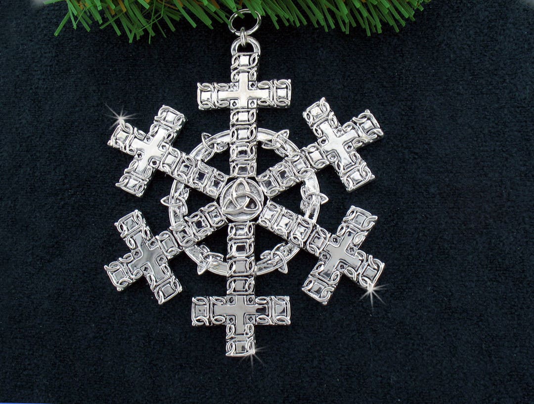 Celtic Cross Snowwonders® Snowflake Ornament, 5195, Celtic Ornament ...