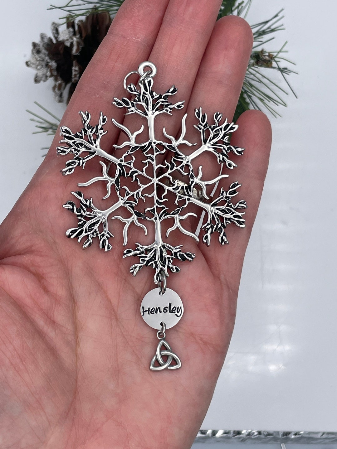 Family Tree Trinity/personalized Family Name Snowwonders® - Etsy