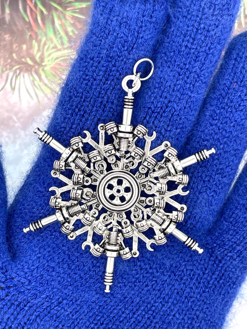 Mechanic’s Snowwonders® Ornament Snowflake (SW6086) Personalized ...