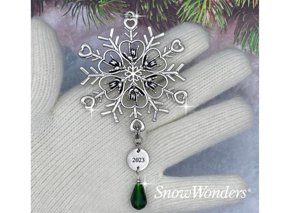Limited Edition 2023 ASL I Love You Snowflake Ornament ...