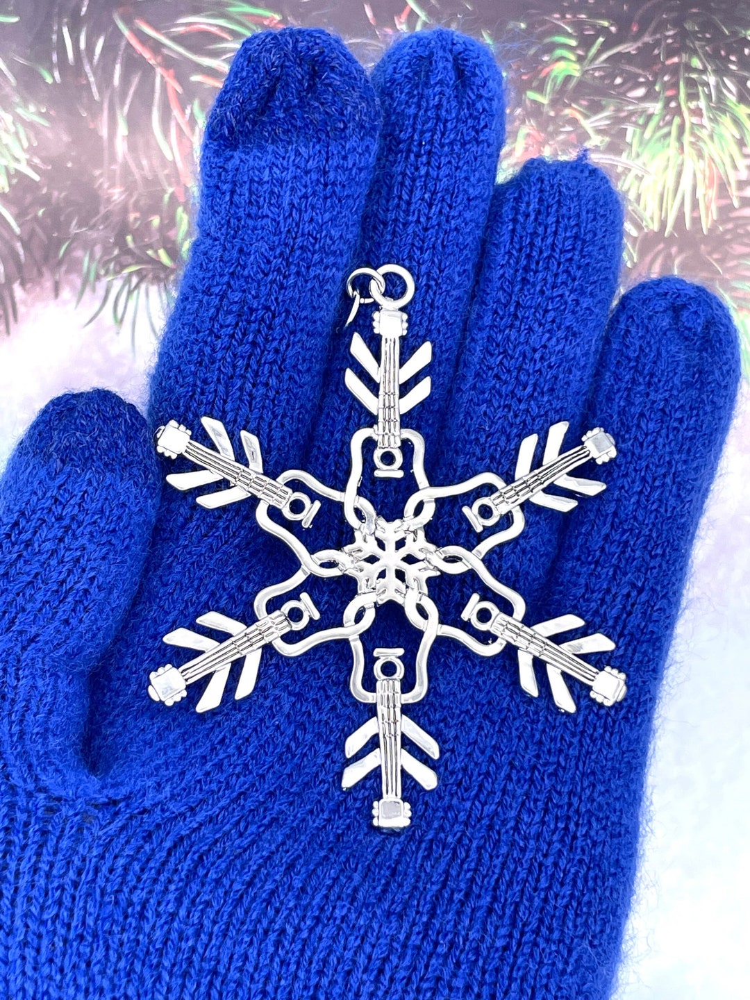 Guitar Snowwonders® Snowflake Ornament , 5621, Personalized & Custom ...