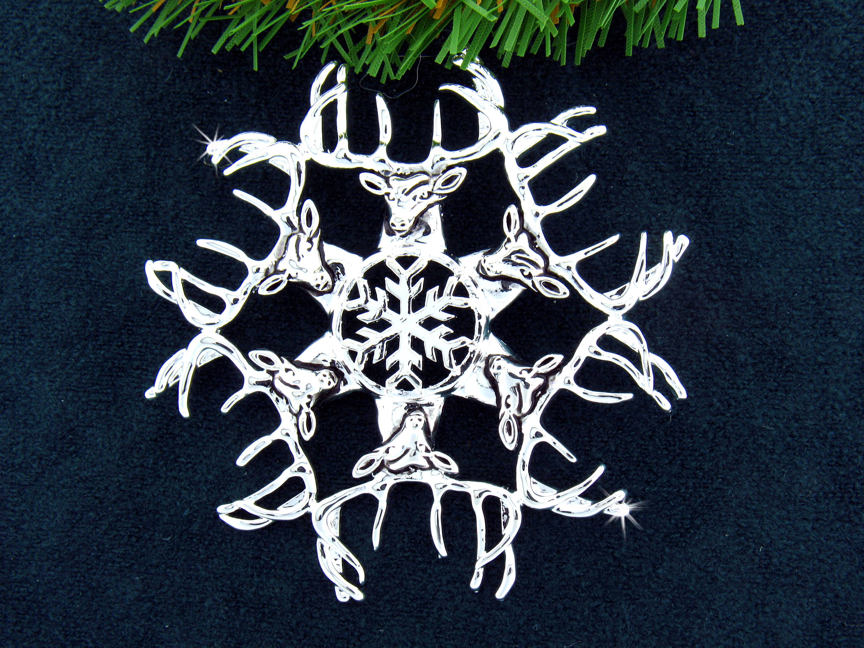 Stag Deer SnowWonders® Snowflake Ornament5450 Deer Hunter | Etsy