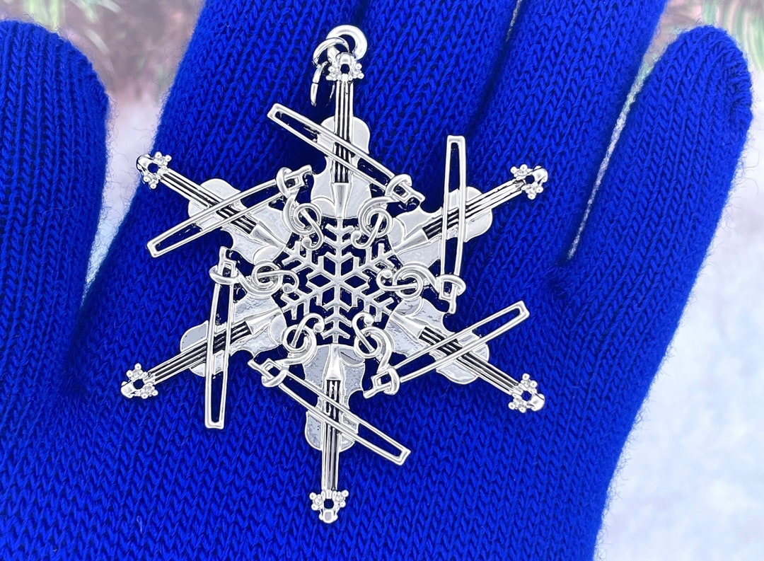 Violin Ornament Snowwonders® Snowflake ORNAMENT, (6057) Violinist ...