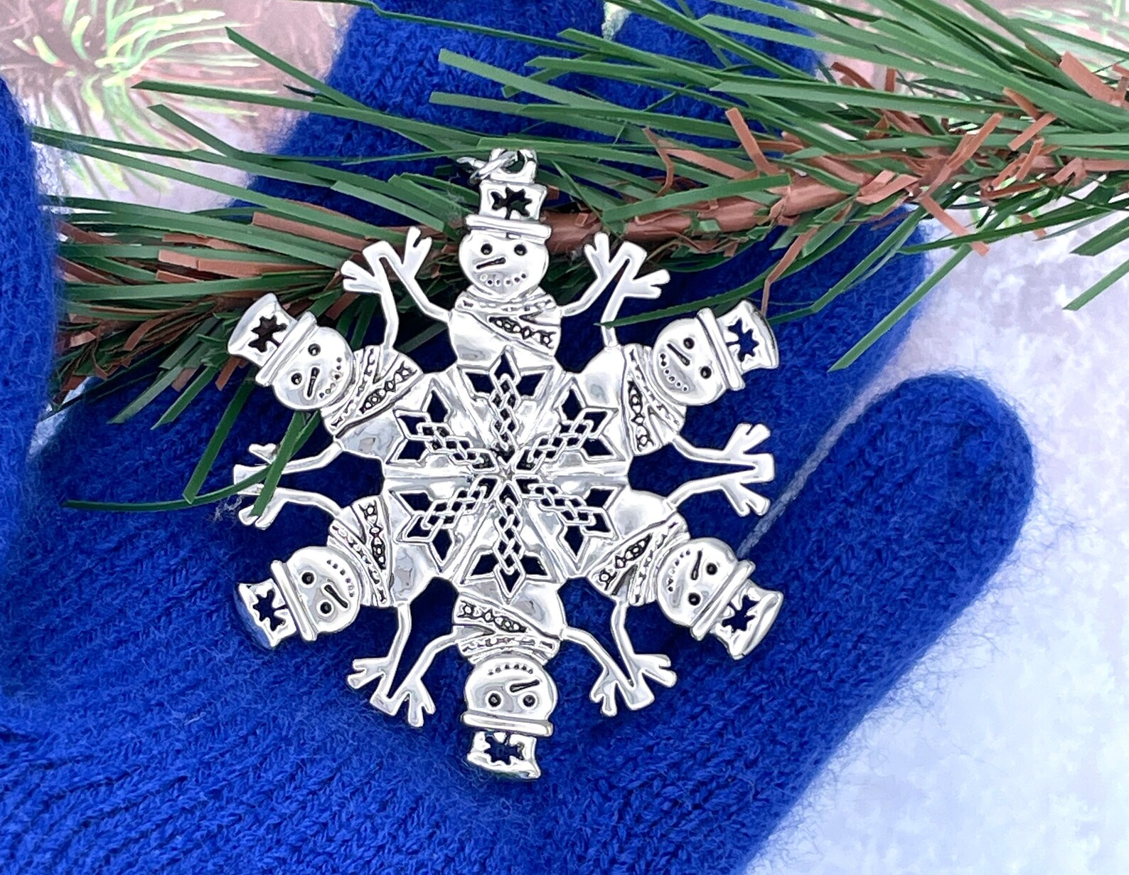Irish Shamrock Snowman Ornament Snowwonder® Snowflake 5801, Irish ...