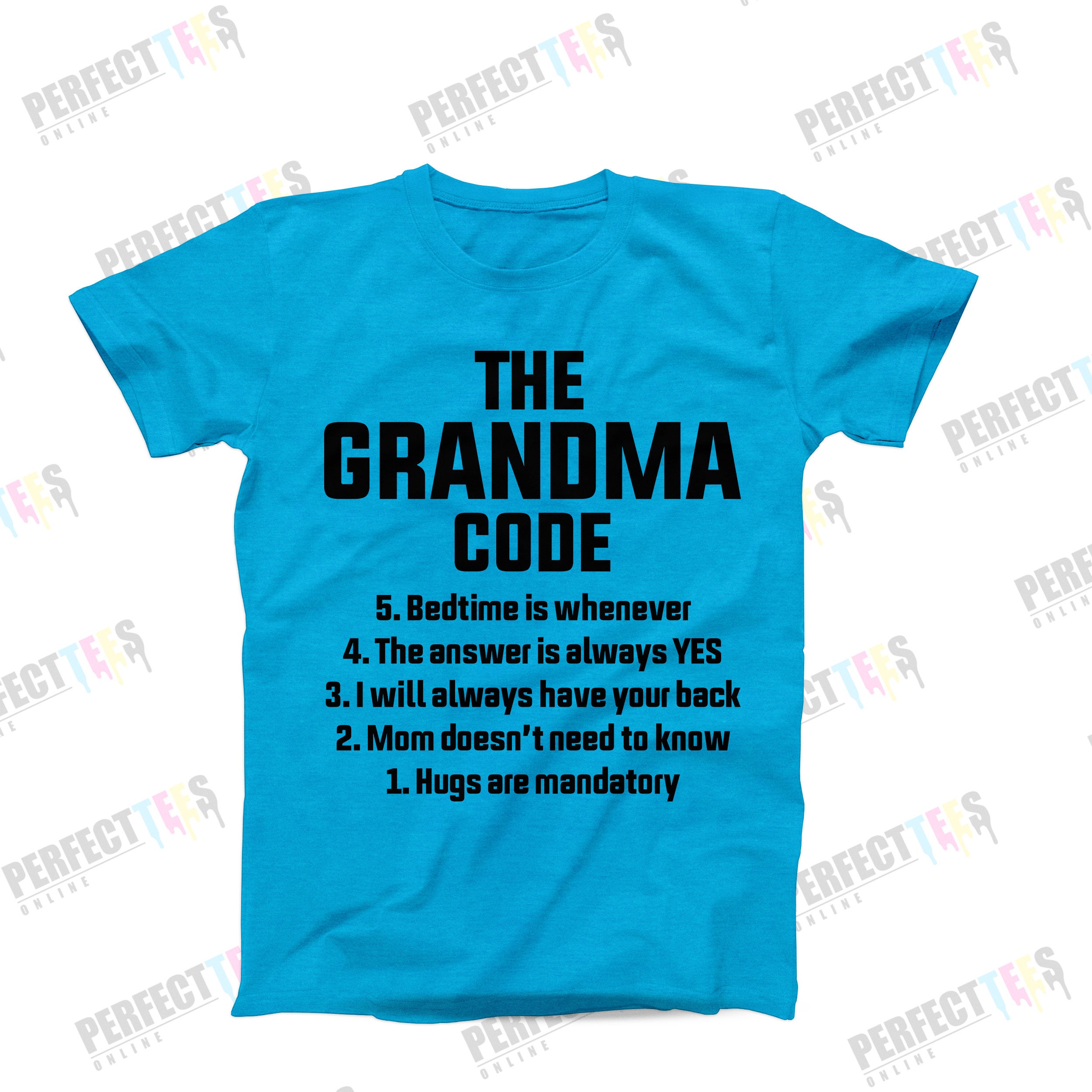 Funny Grandma Shirts, the Grandma Code Tee, Best Grandma Shirt, Grandma ...