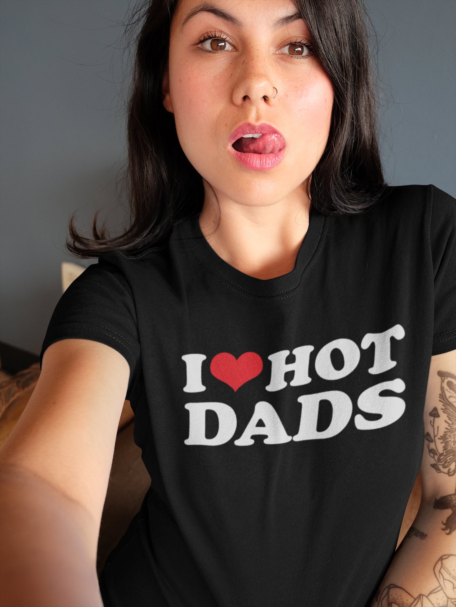 I Love Hot Dads Shirt I Love Dilfs I Heart Hot Dads I Heart Etsy