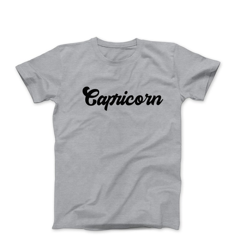 Capricorn Birthday T Shirt Retro Capricorn Shirt Zodiac Etsy