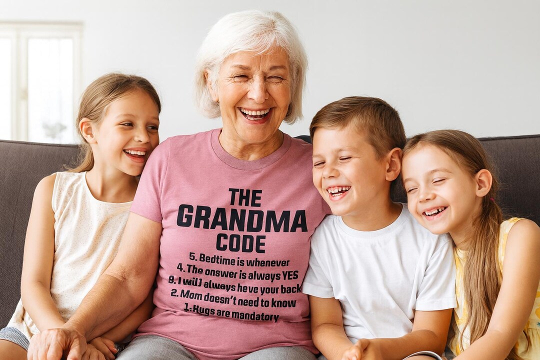 Funny Grandma Shirt, the Grandma Code, Best Grandma Shirt, Gift for ...