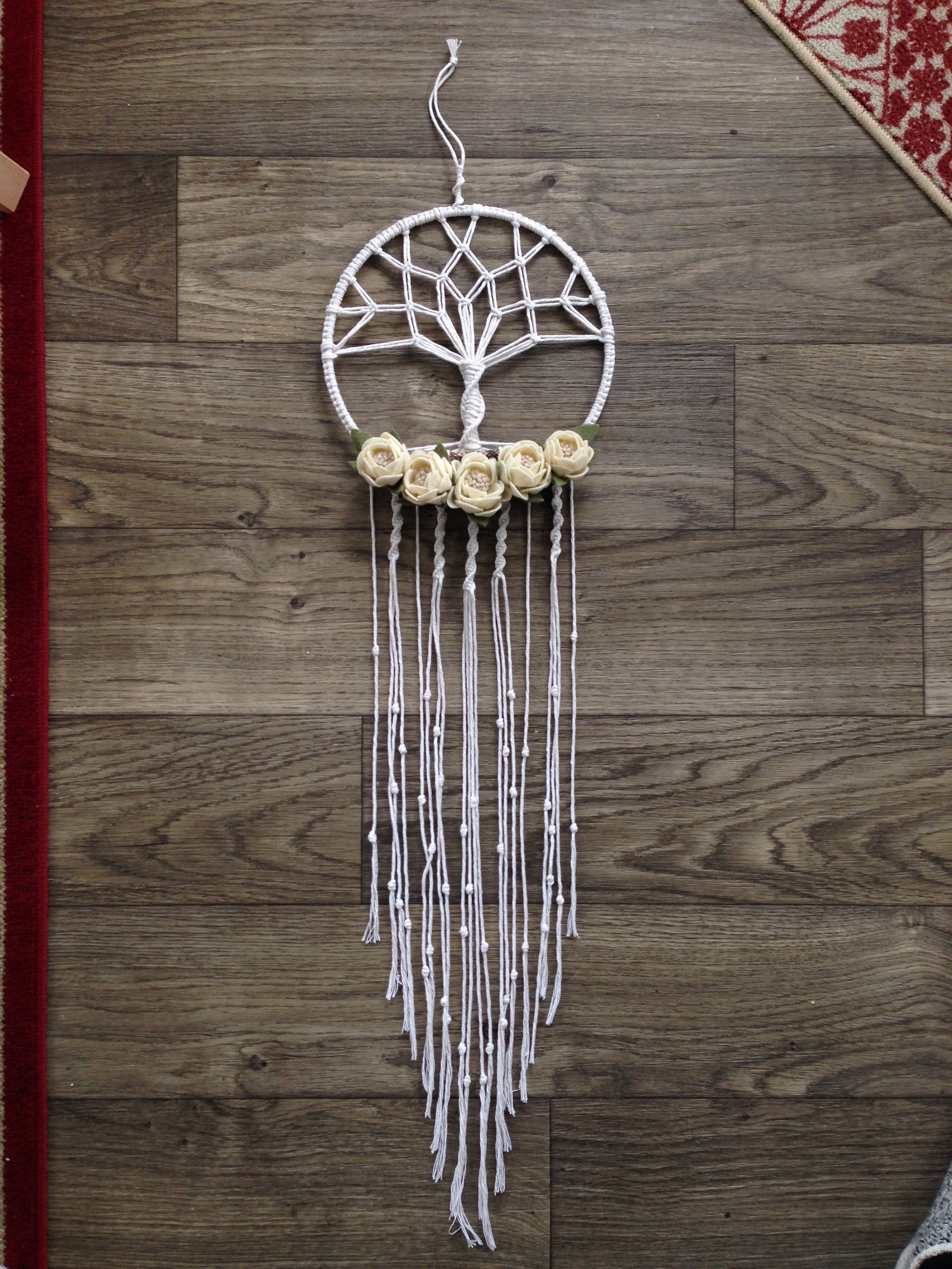 Forest of Light Macrame Wreath Wall Hanging - Etsy