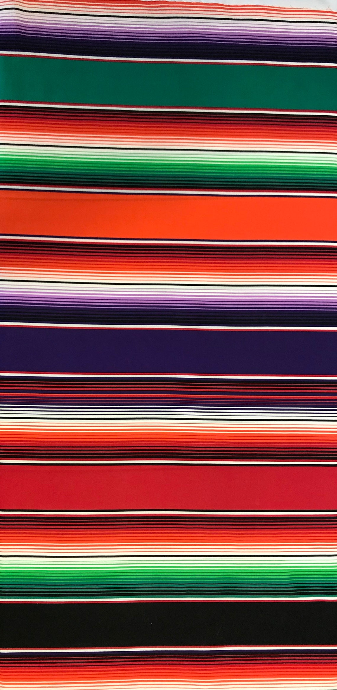 Quilting 100% Cotton Fiesta Stripe Fabric by the Yard - Etsy