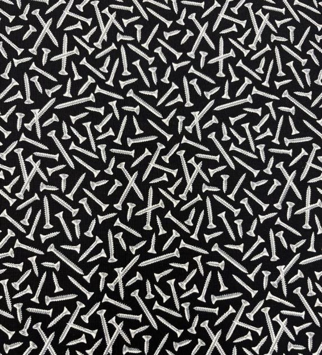 100% Cotton Fabric by the Yard Timeless Treasures Screws - Etsy