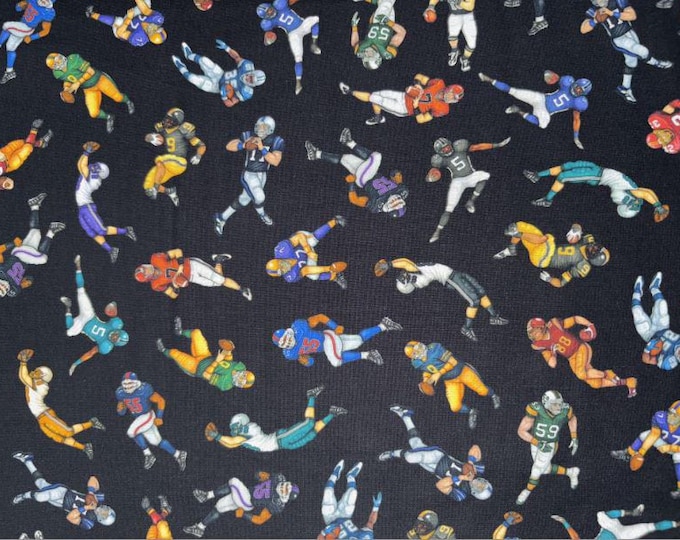 Football Novelteenie 100% Cotton Fabric by Quilting Treasures - Etsy